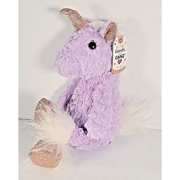 GANZ | Toys | Get Your Hands On A Ganz Purple Glitter Unicorn Plush ...